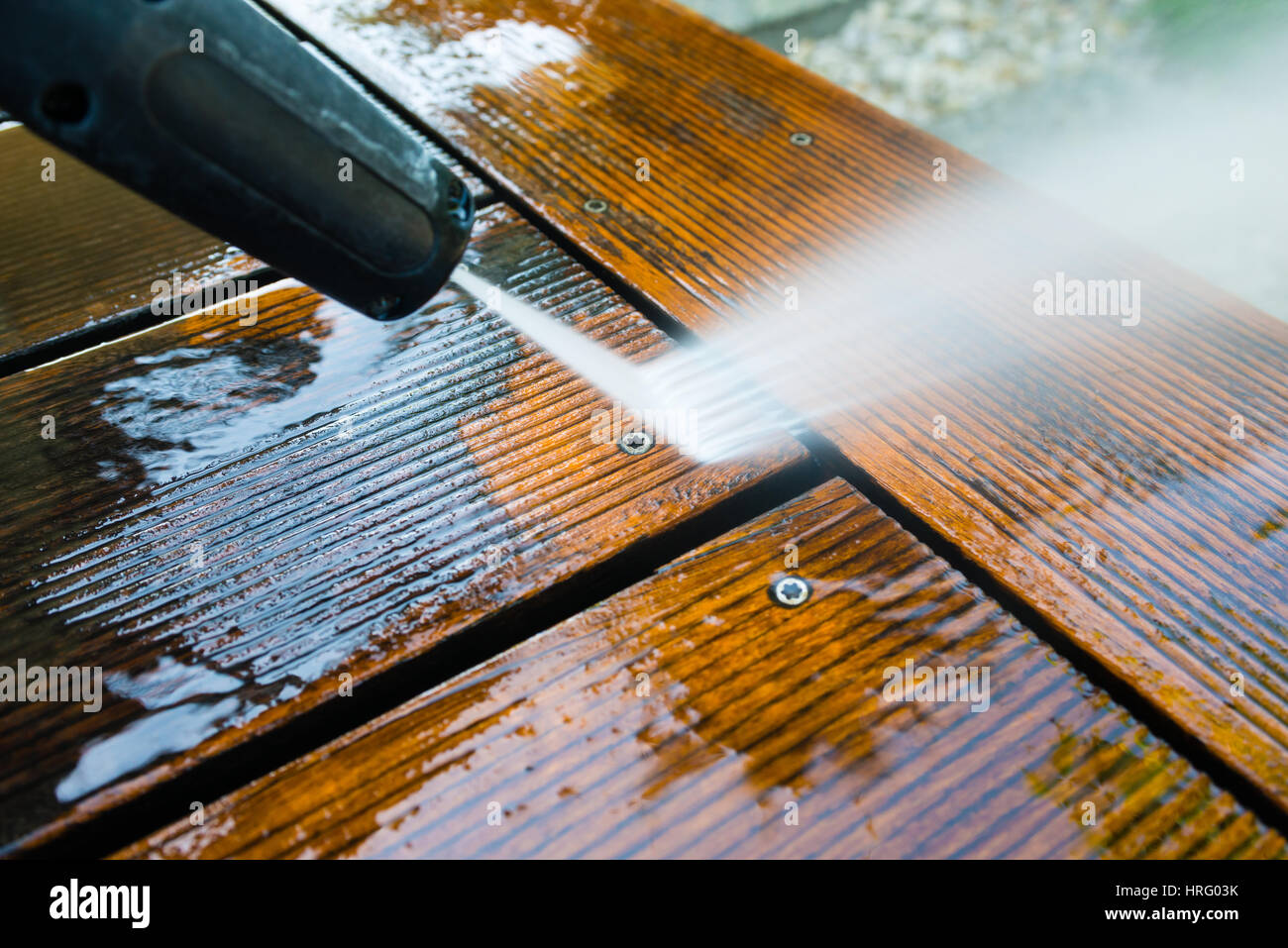 Jet washing patio hi-res stock photography and images - Alamy