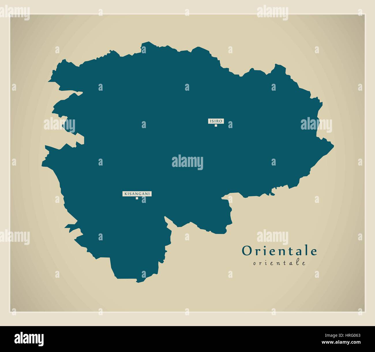 Modern Map - Orientale Stock Vector Image & Art - Alamy