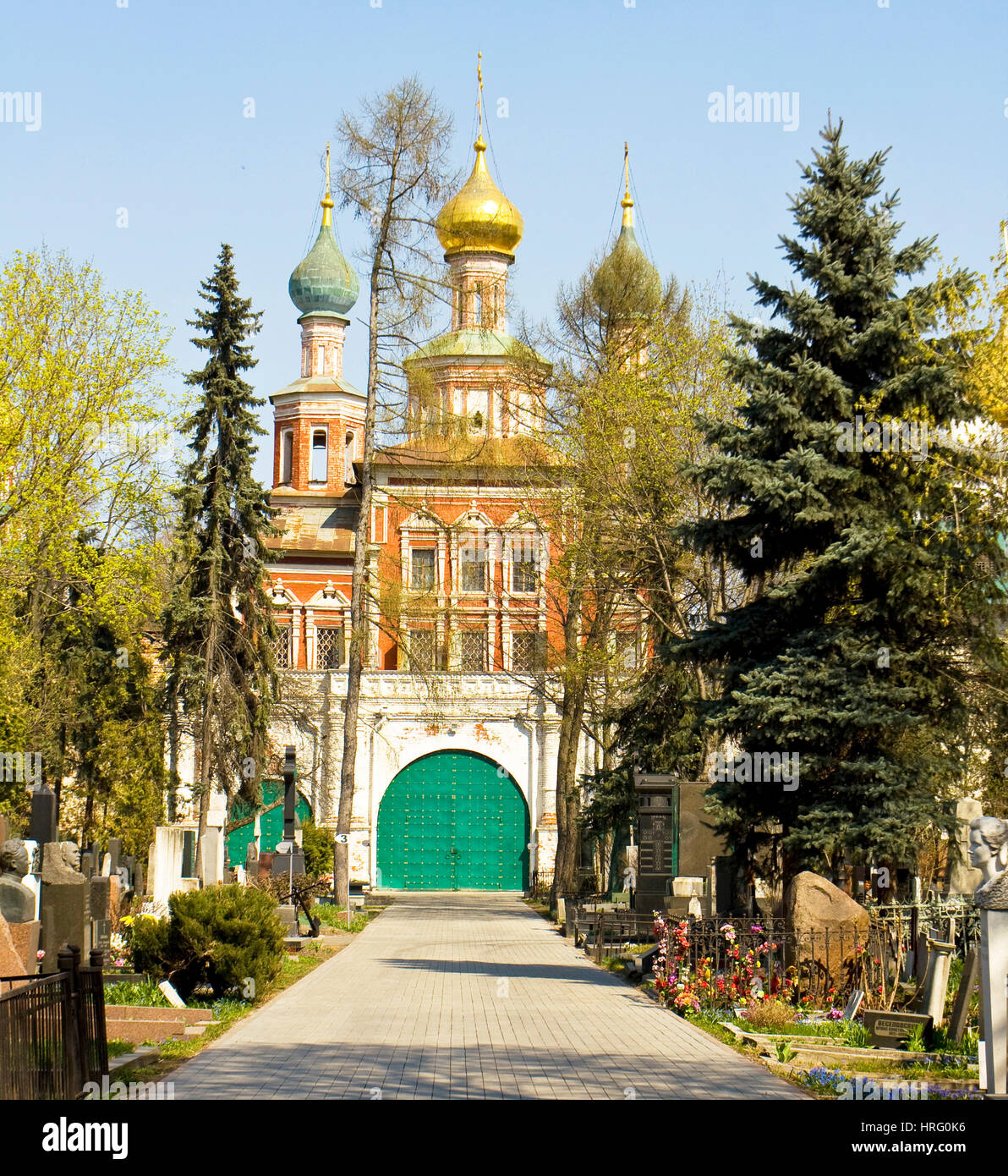 Novodevichy monastery in Moscow, Russia Stock Photo - Alamy