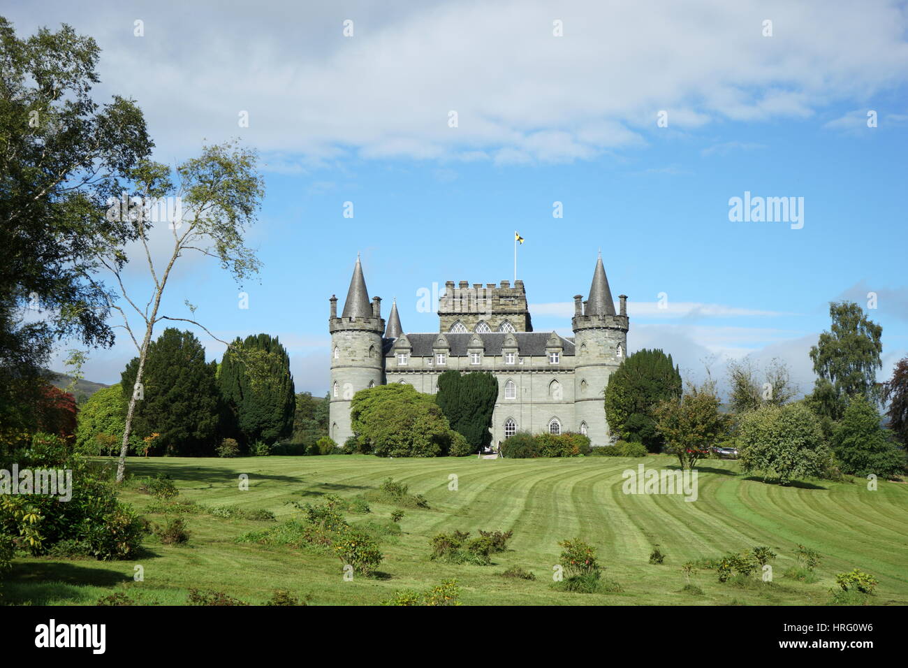 Inverary Castle, Scotland Stock Photo - Alamy
