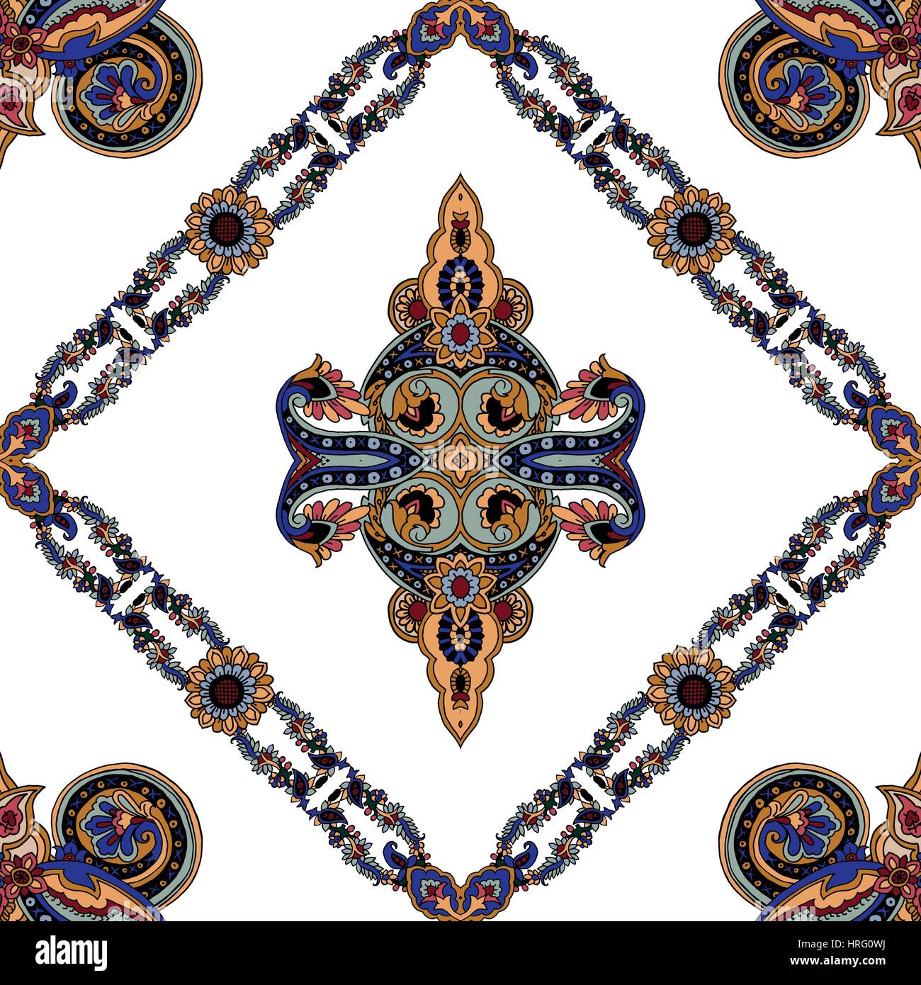 Paisley vector vectors hi-res stock photography and images - Alamy