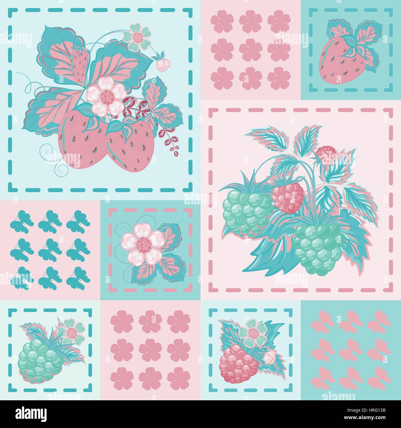 Heart raspberry Stock Vector Images - Alamy