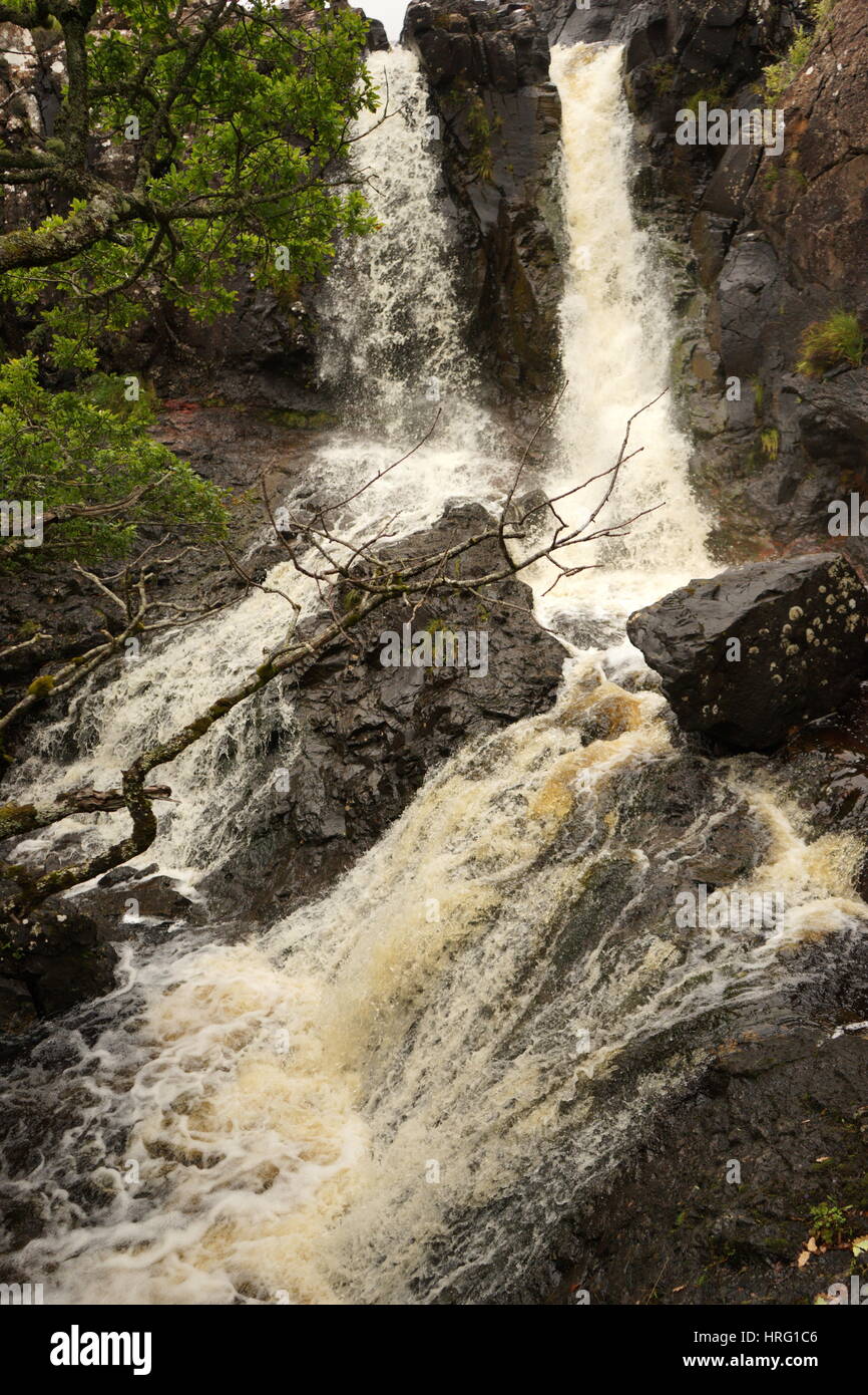 Beautiful Scotland Isle of Mull waterfall Stock Photo - Alamy