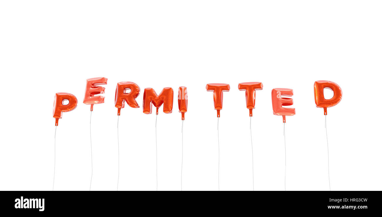 Permitted words Cut Out Stock Images & Pictures - Alamy