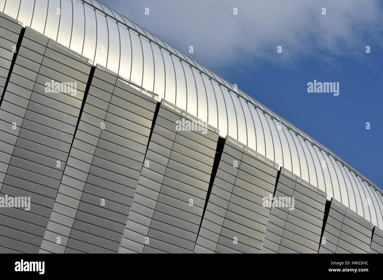 Modern architecture pattern of a stadium Stock Photo - Alamy