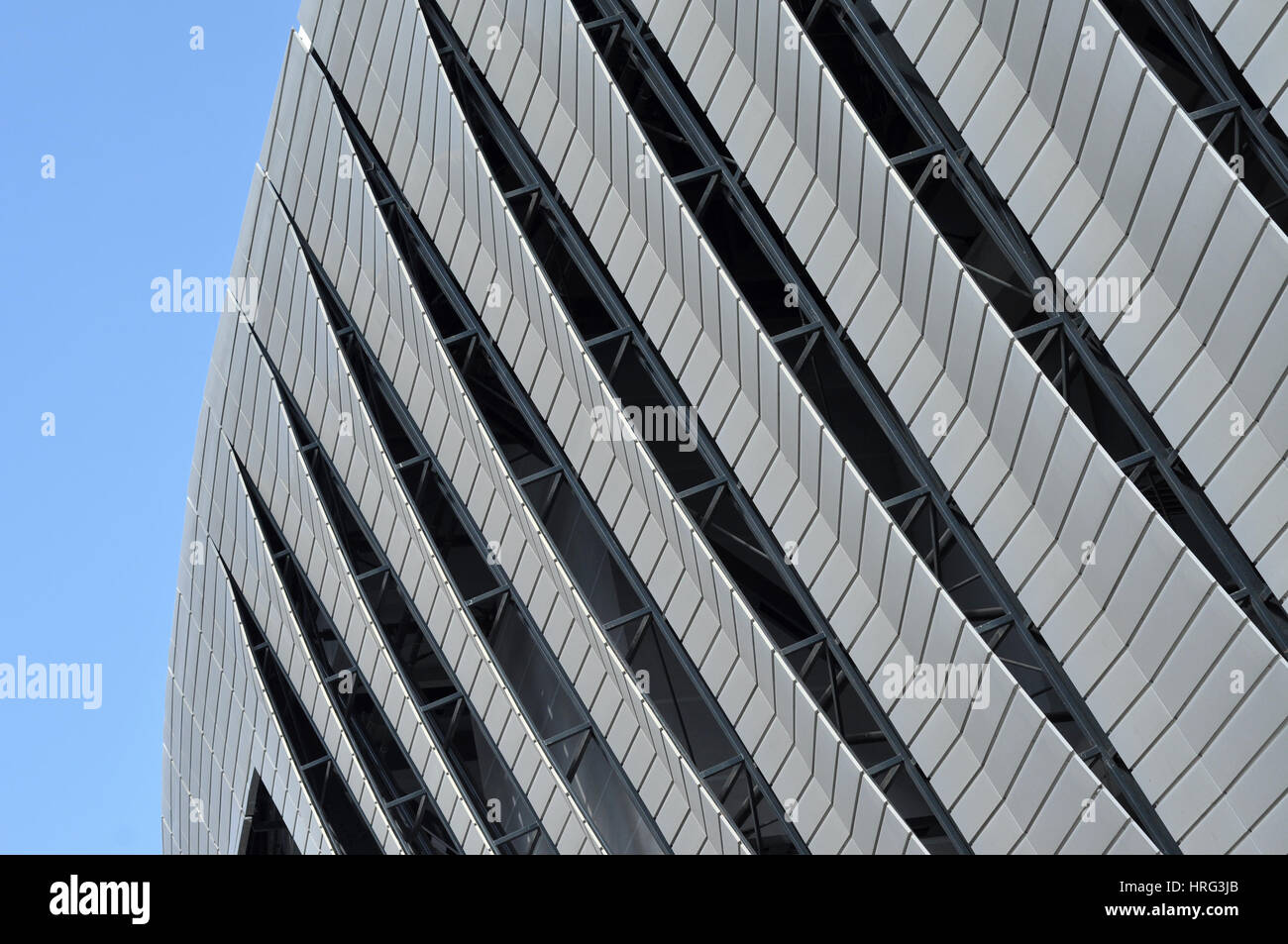 Modern architecture pattern of a stadium Stock Photo - Alamy