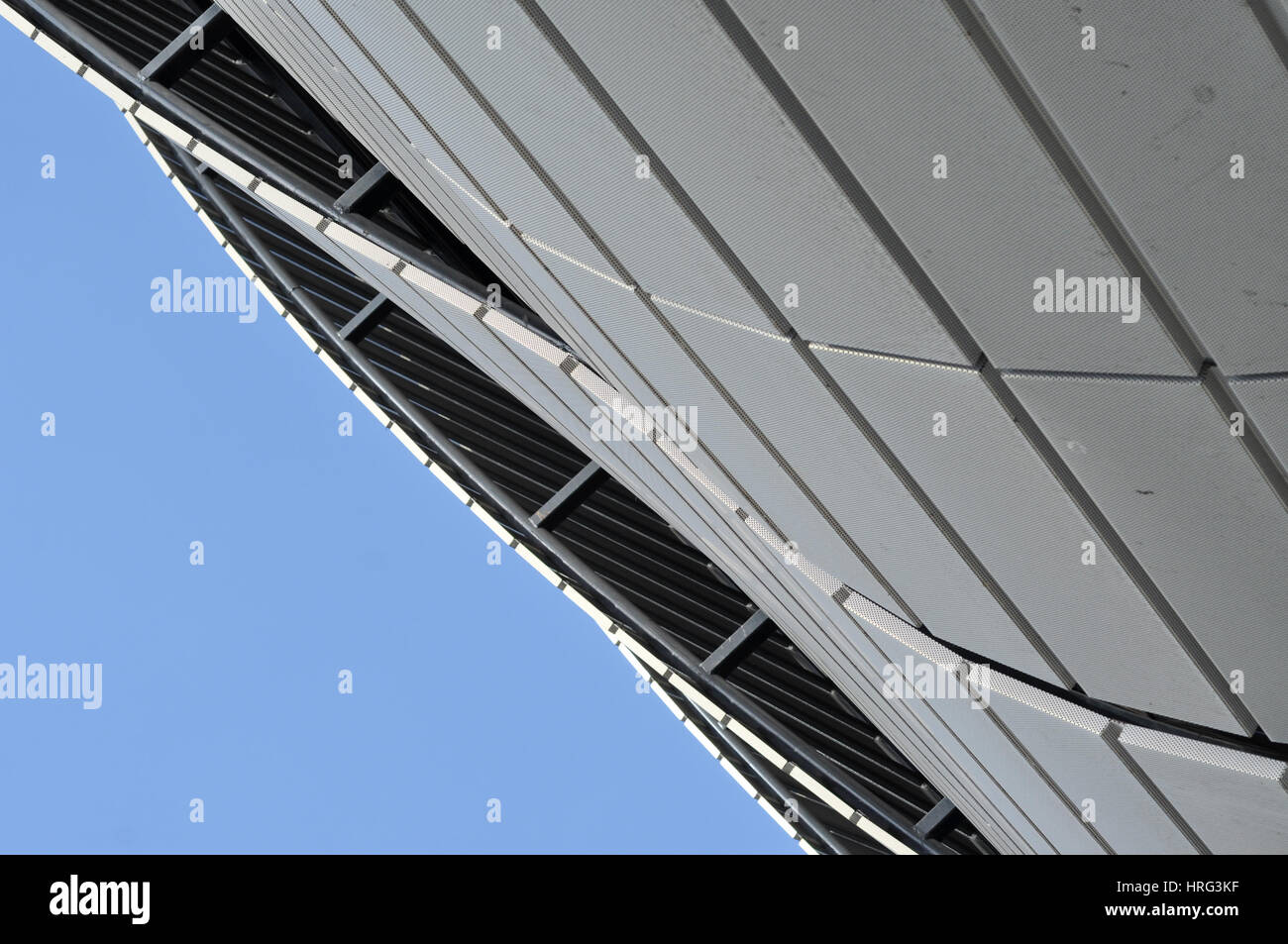 Modern architecture pattern of a stadium Stock Photo - Alamy