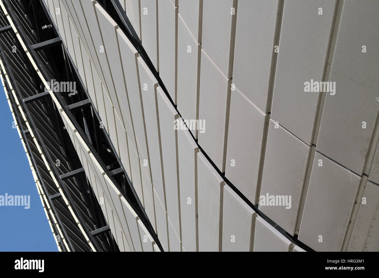 Modern architecture pattern of a stadium Stock Photo - Alamy