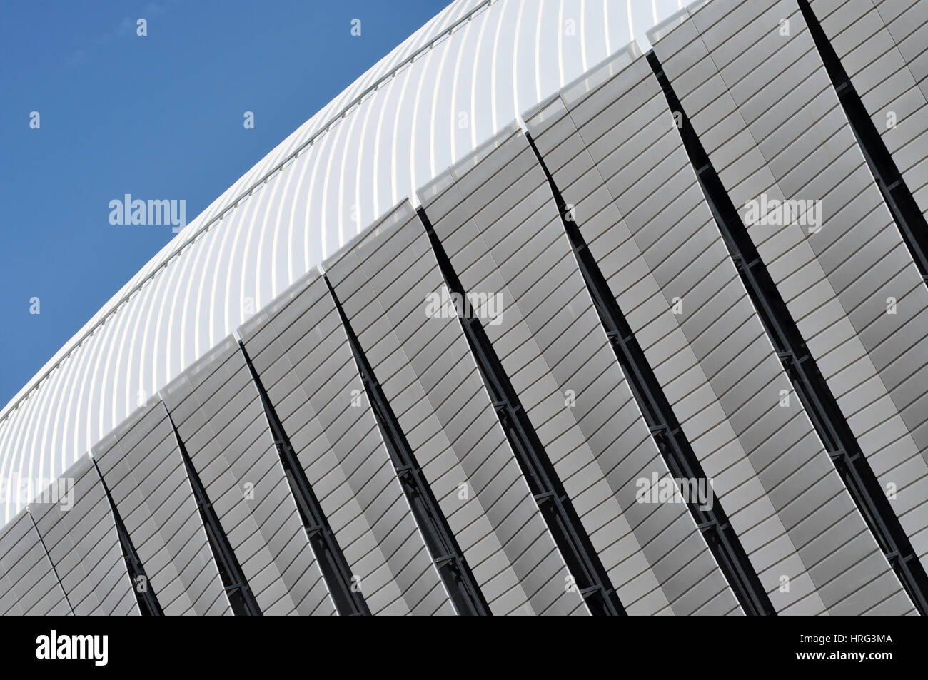 Modern architecture pattern of a stadium Stock Photo - Alamy