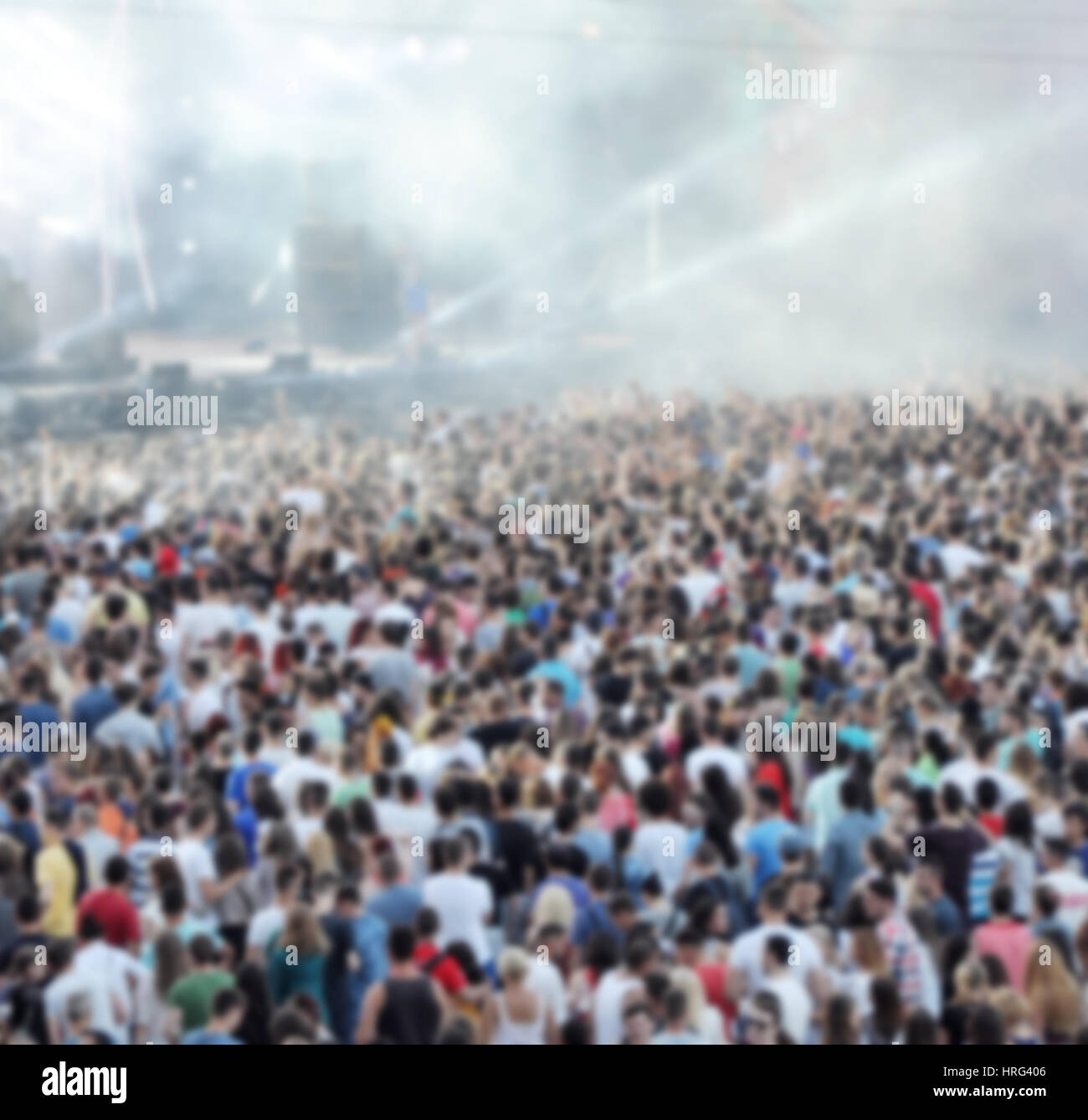 Blurred crowd of people partying Stock Photo - Alamy