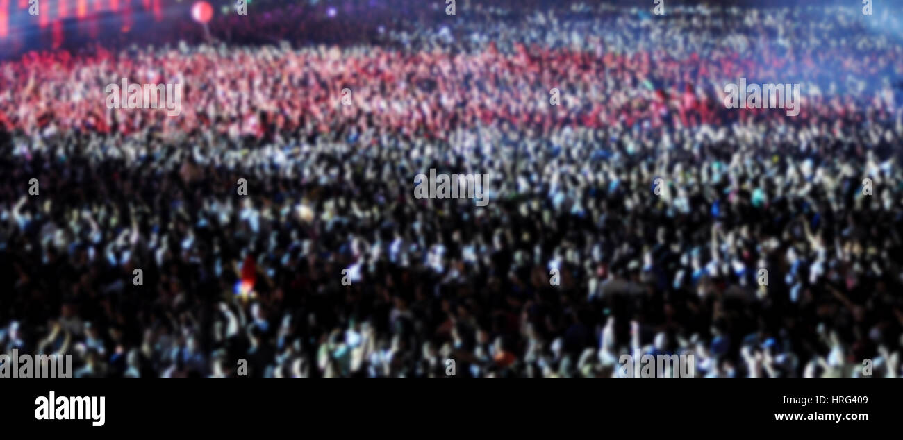 Blurred crowd of people partying Stock Photo - Alamy