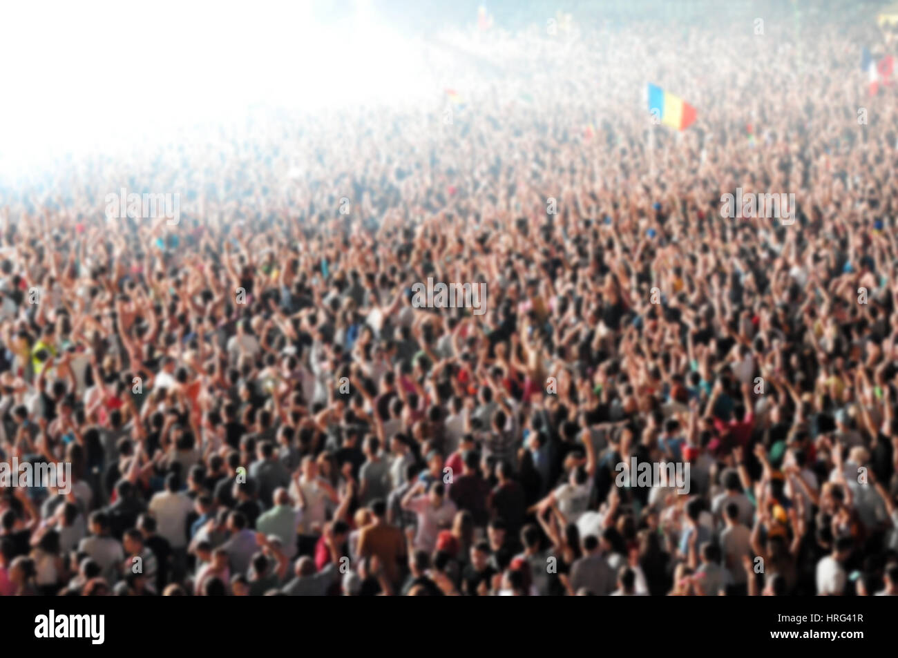 Blurred crowd of people partying Stock Photo - Alamy