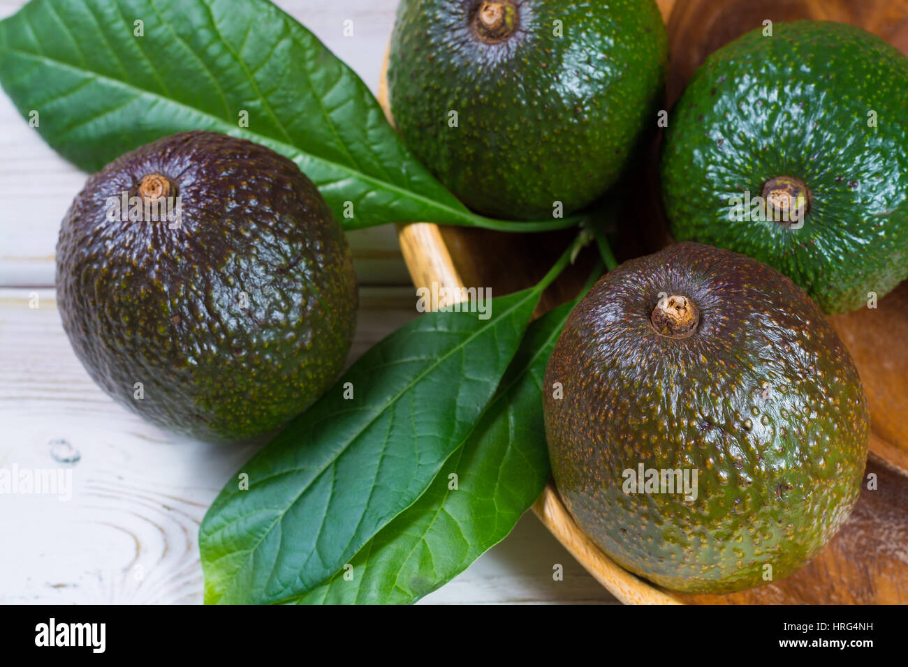 Green fresh avocado from organic avocado plantation - healthy food ...