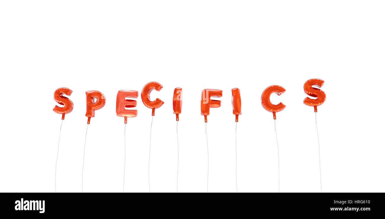 Specifics Cut Out Stock Images & Pictures - Alamy