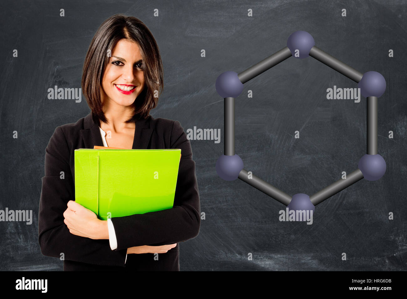 young science teacher Stock Photo - Alamy