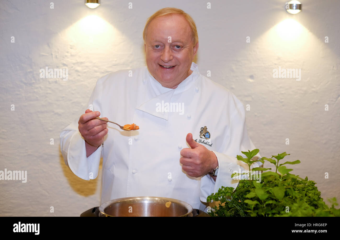 Hamburg, Germany. 01st Mar, 2017. German chef Alfons Schuhbeck in a ...