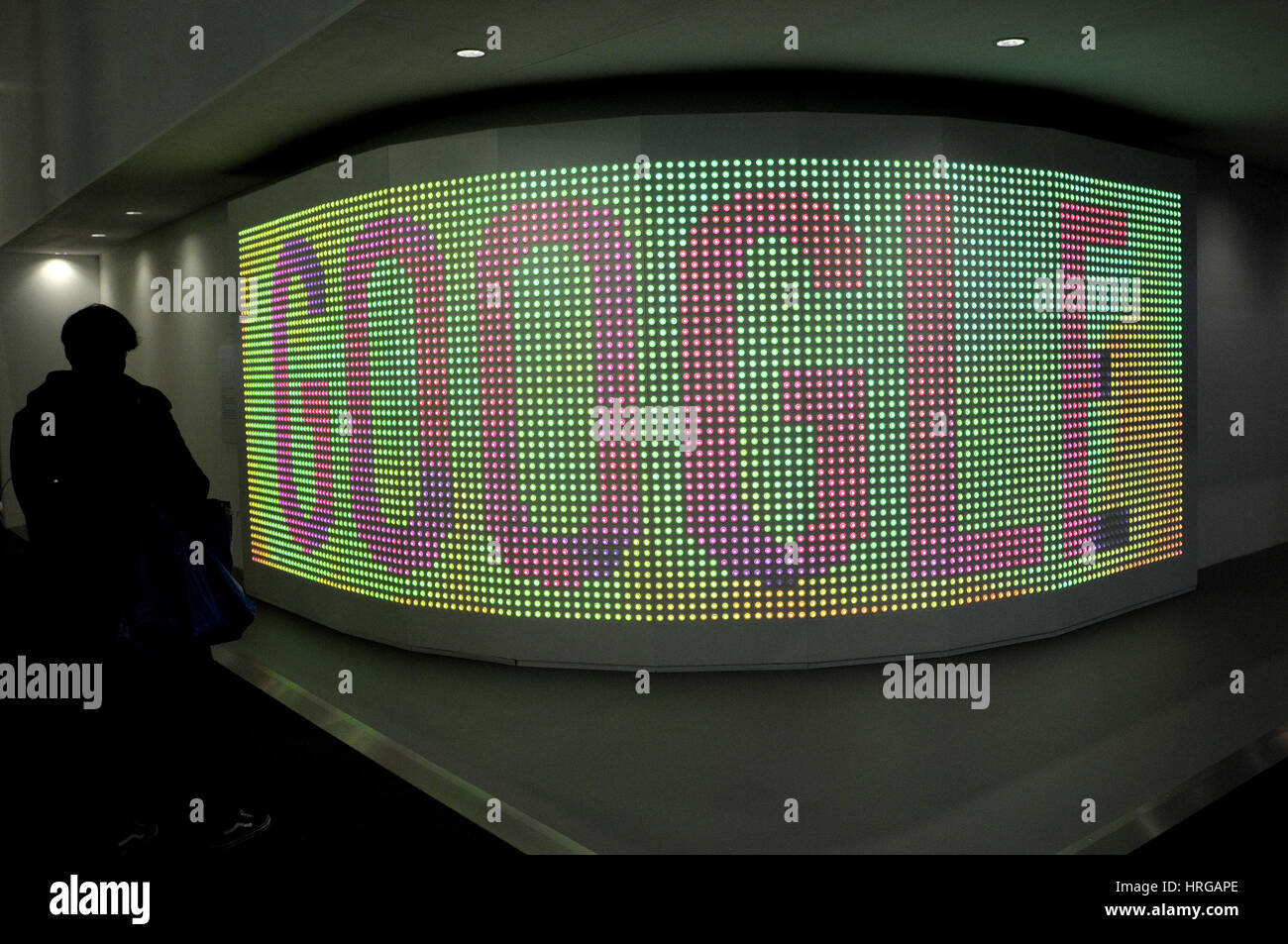 Google stand hi-res stock photography and images - Alamy