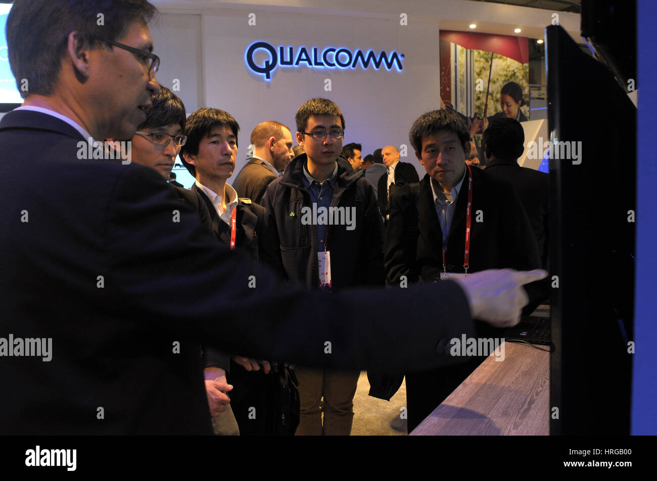 Qualcomm stand hi-res stock photography and images - Alamy