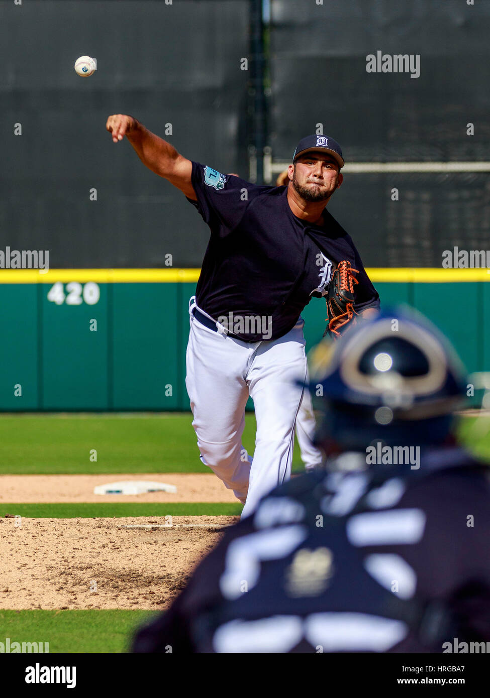 Joker Marchant Stadium. 01st Mar, 2017. Florida, USA- Detroit Tigers ...