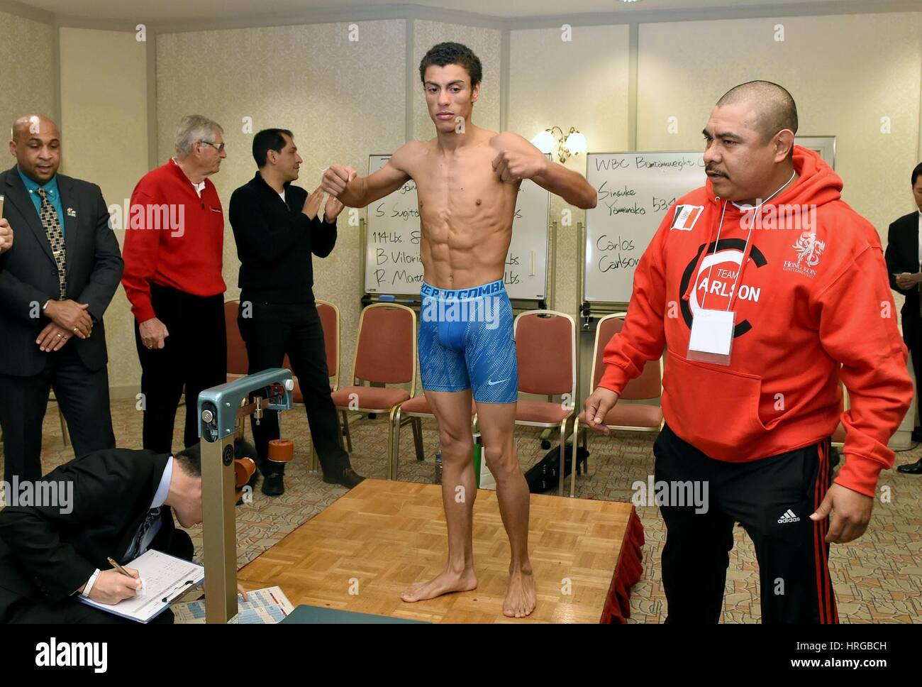 Tokyo, Japan. 1st Mar, 2017. Carlos Carlson (MEX) Boxing : Challenger ...