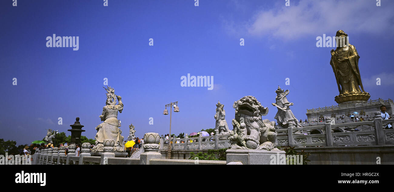 China. 1st Mar, 2017. The Mount Putuo. The four main sacred places of ...