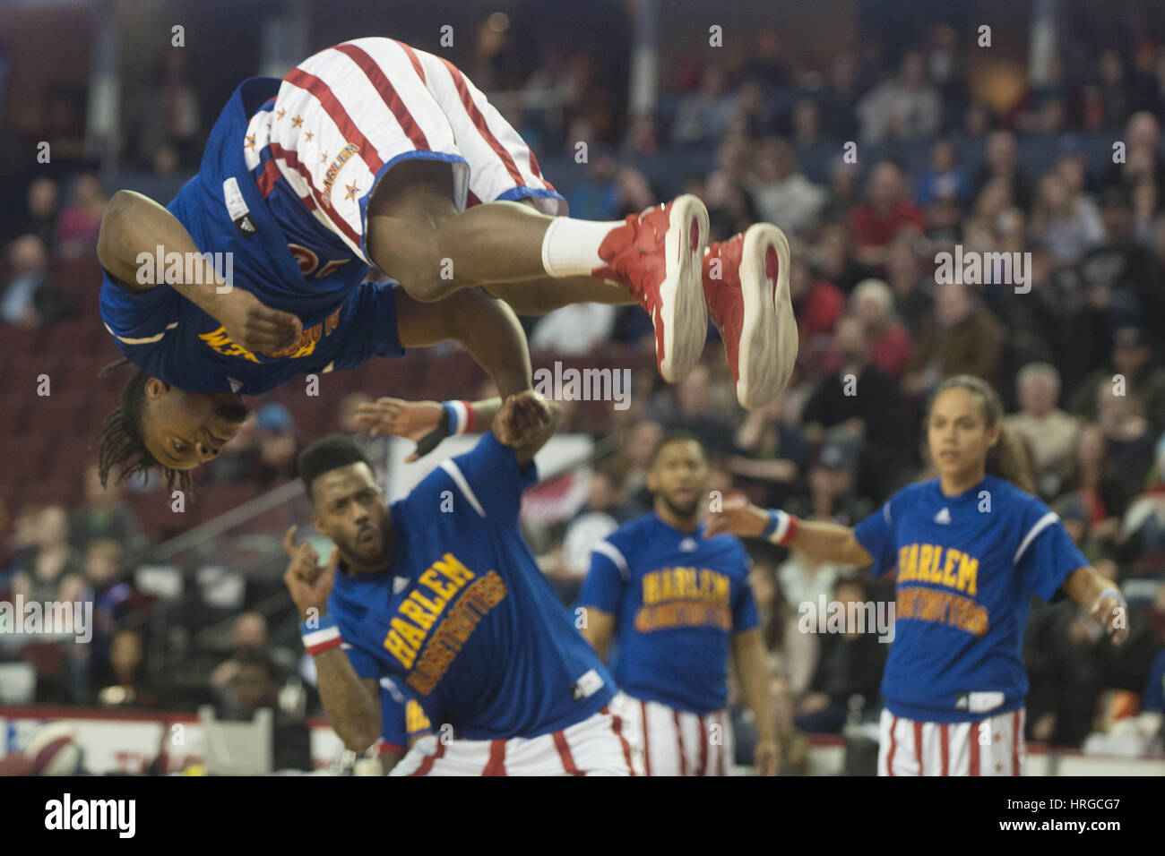 Calgary, Alberta, Canada. 1st Mar, 2017. Hammer Harrison of The Harlem ...