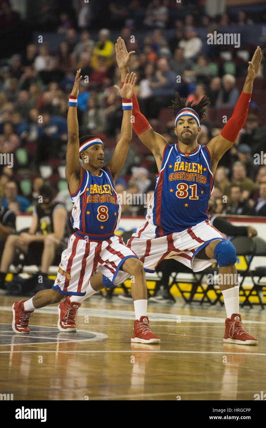 Calgary, Alberta, Canada. 1st Mar, 2017. (L, R)Rocket Pennington ...
