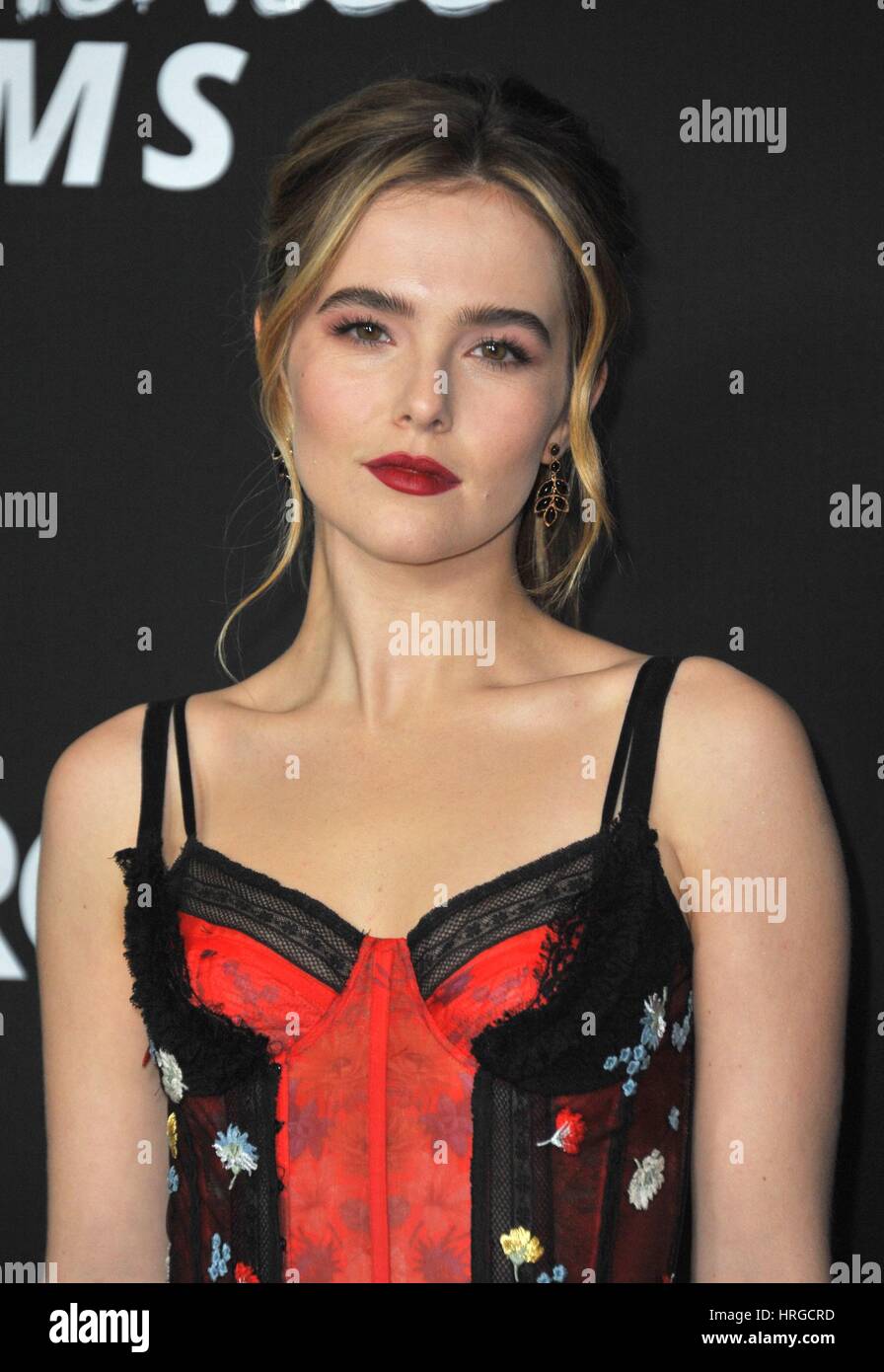 Los Angeles, CA, USA. 1st Mar, 2017. Zoey Deutch at arrivals for BEFORE ...