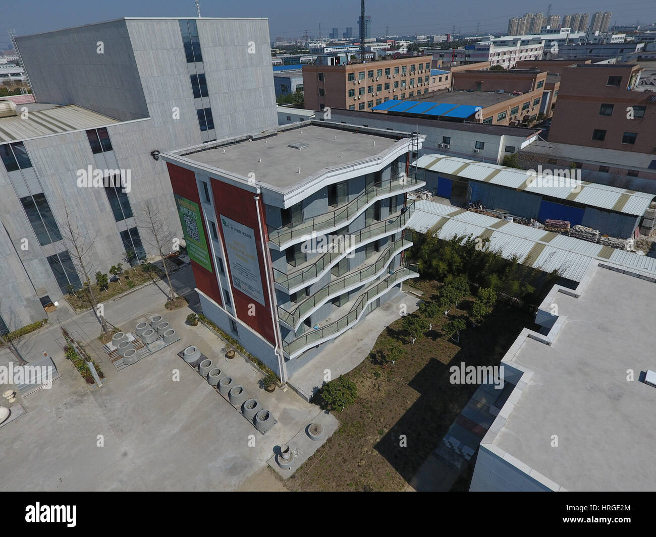 Suzhou, Suzhou, China. 2nd Mar, 2017. The 3D-printed architectures can ...