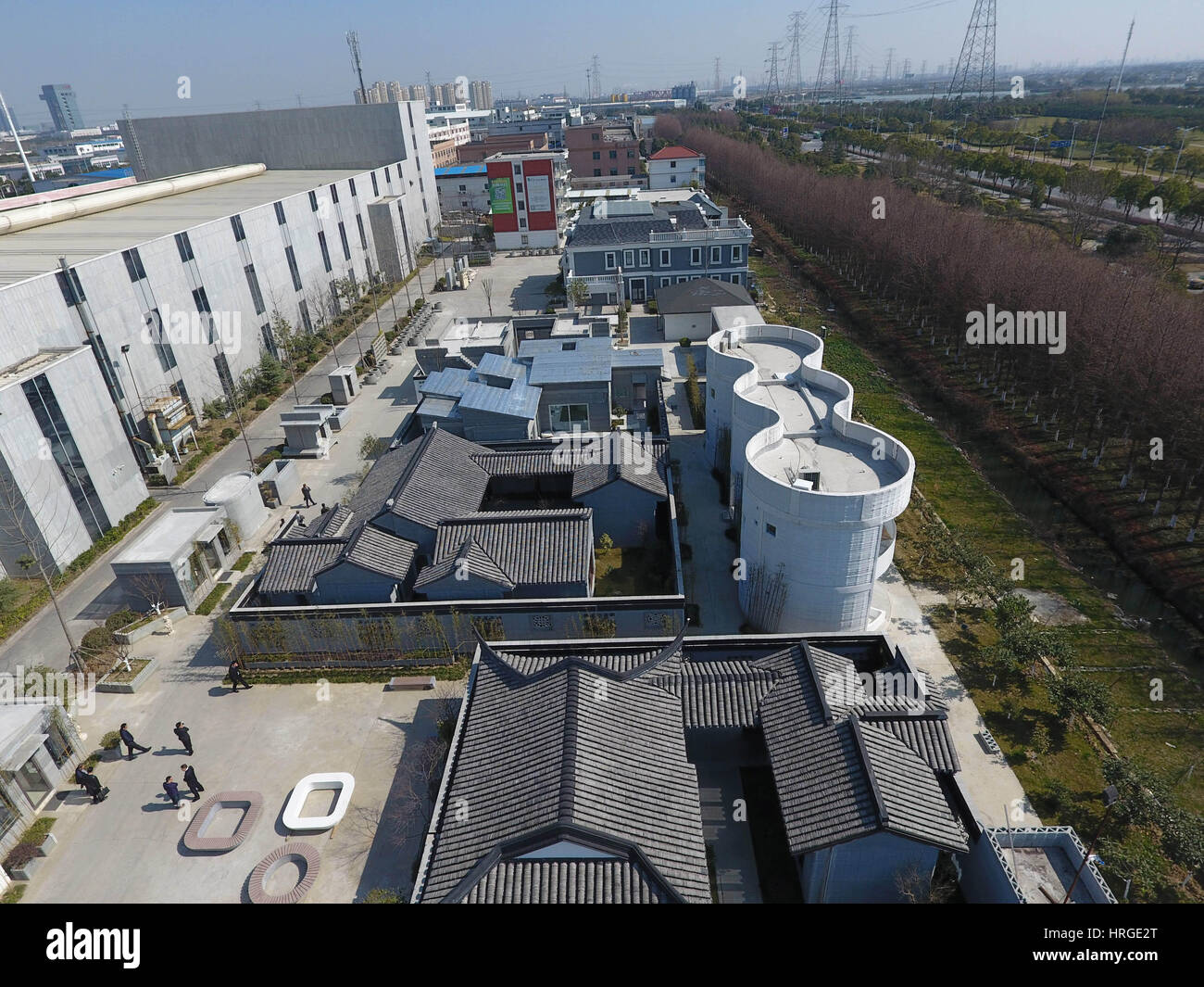 Suzhou, Suzhou, China. 2nd Mar, 2017. The 3D-printed architectures can ...