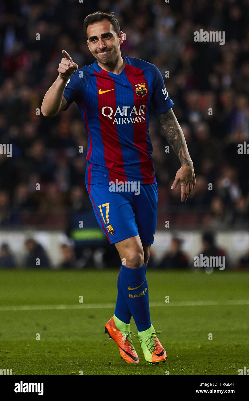 Barcelona, Spain. 01st Mar, 2017. Paco Alcacer (FC Barcelona ...