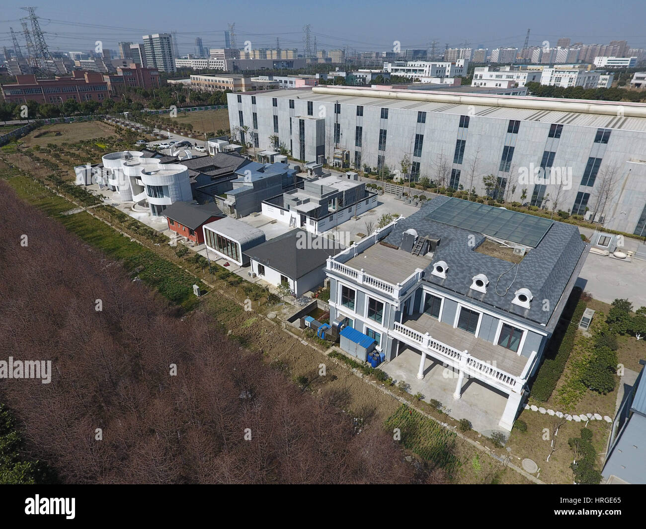 Suzhou, Suzhou, China. 2nd Mar, 2017. The 3D-printed architectures can ...
