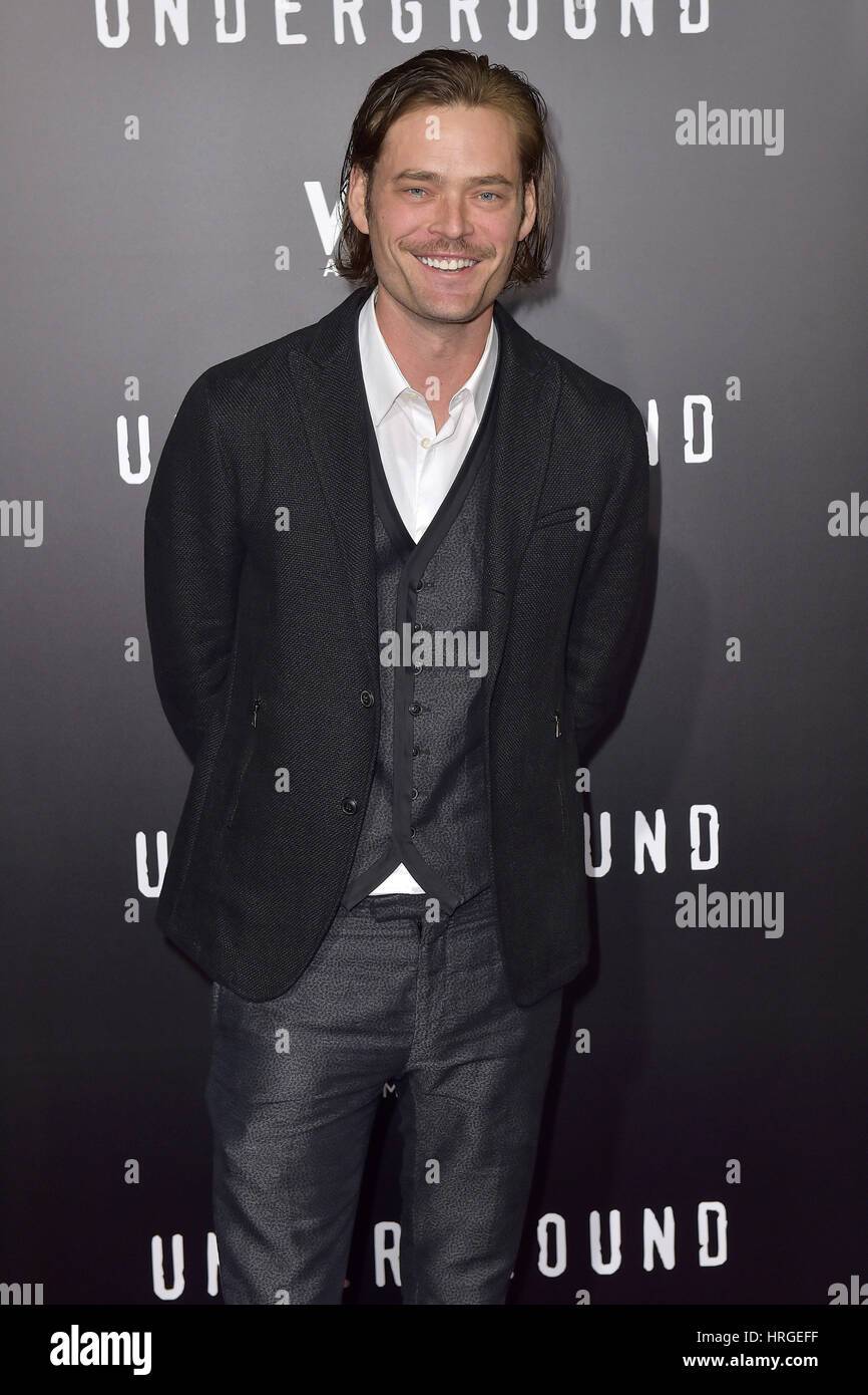 Westwood, California. 28th Feb, 2017. Lane Miller attends WGN America's ...