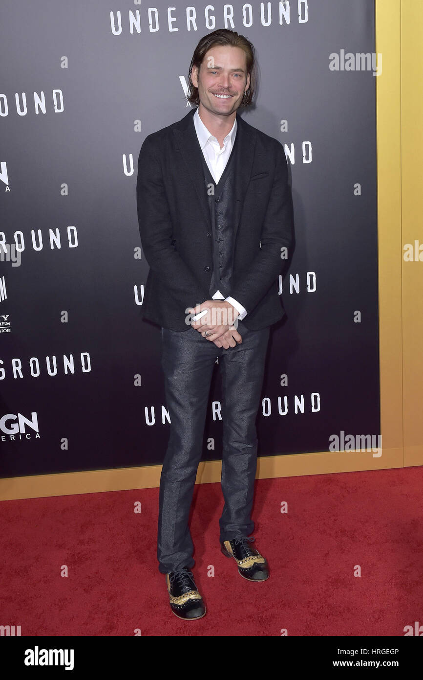 Westwood, California. 28th Feb, 2017. Lane Miller attends WGN America's ...