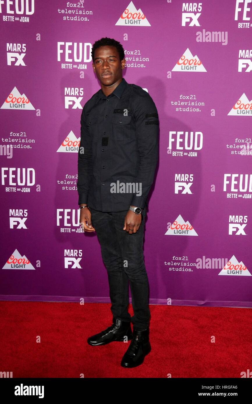 Los Angeles, CA, USA. 1st Mar, 2017. Damson Idris at arrivals for FEUD ...