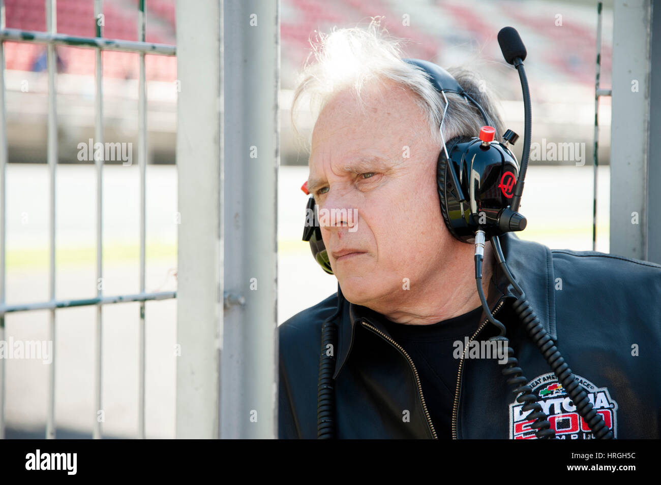 Barcelona, Spain. 2nd Mar, 2017. Gene Haas, founder, president, and ...