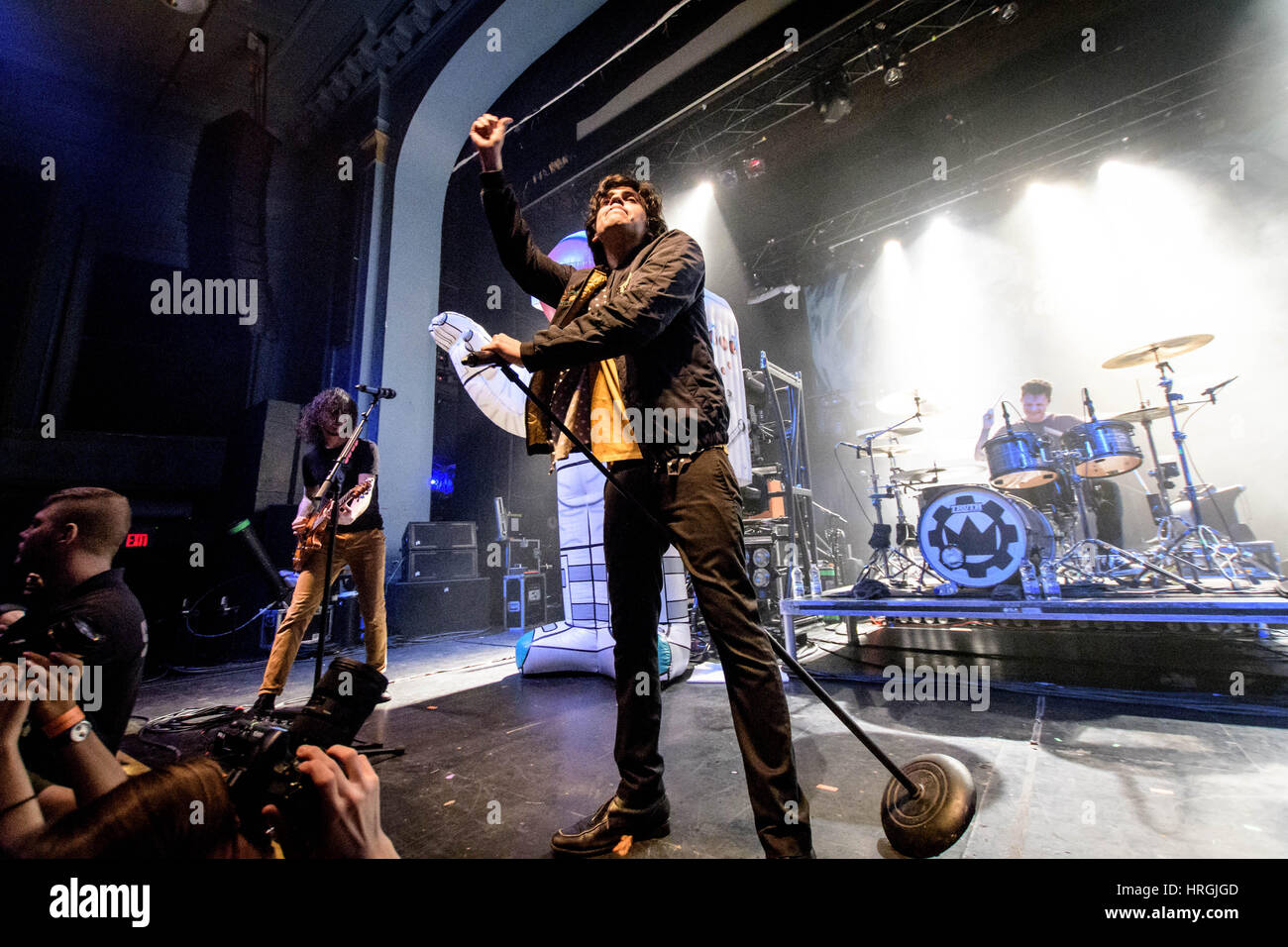 Toronto, Ontario, Canada. 1st Mar, 2017. American rock band 'Crown The ...