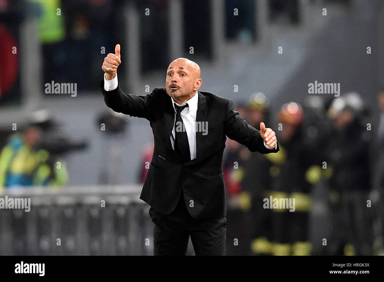 Rome, Italy. 1st Mar, 2017. Luciano Spalletti head coach of Rome ...
