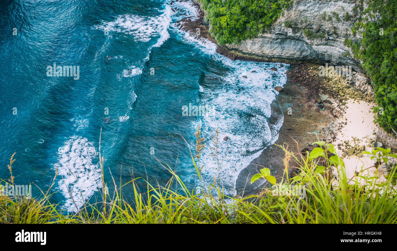 Paluang Cliff on Nusa Penida Island, Bali, Indonesia Stock Photo - Alamy