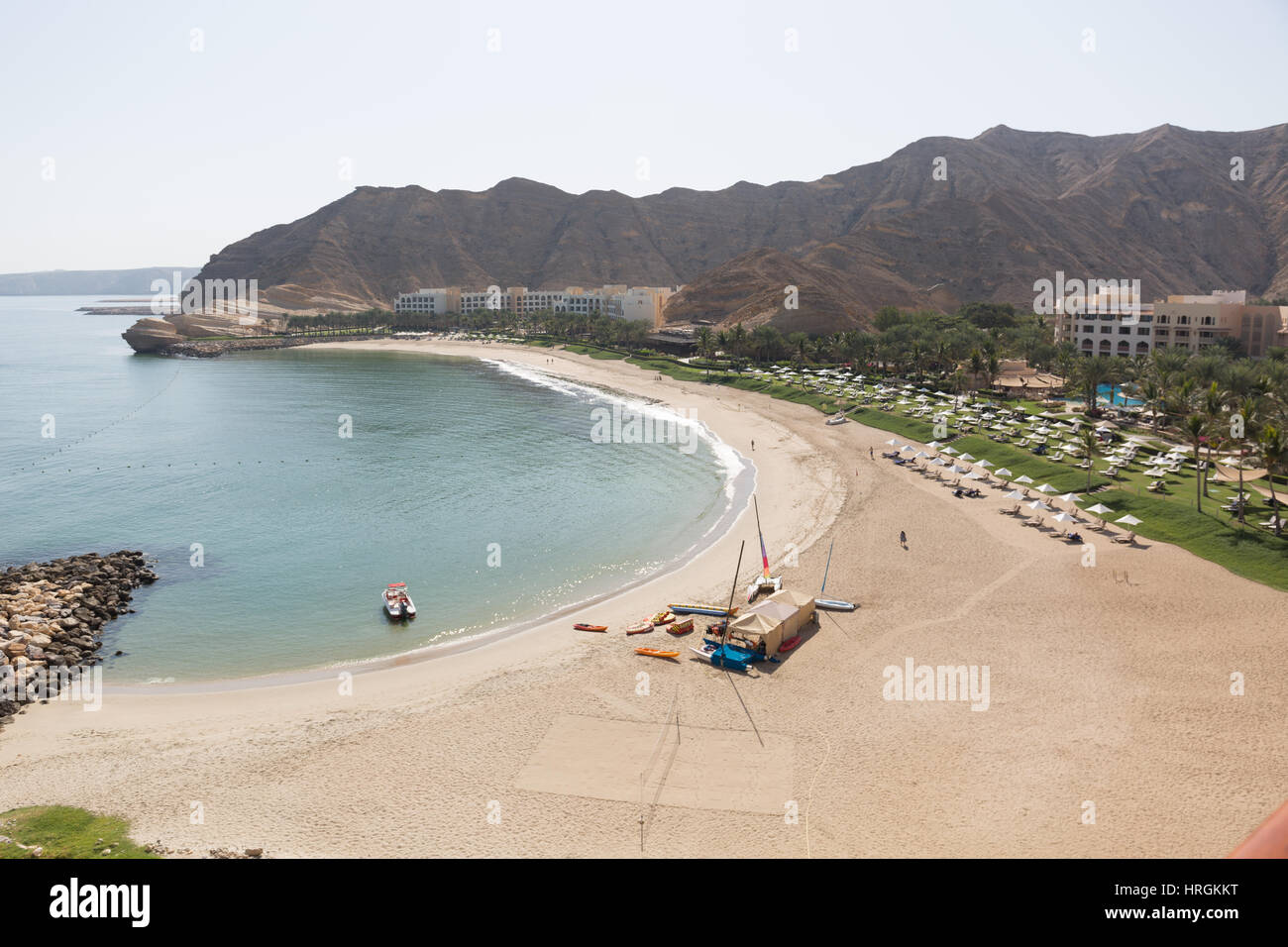 Shangri-La resort Barr Al Jissah Resort, Oman Stock Photo - Alamy