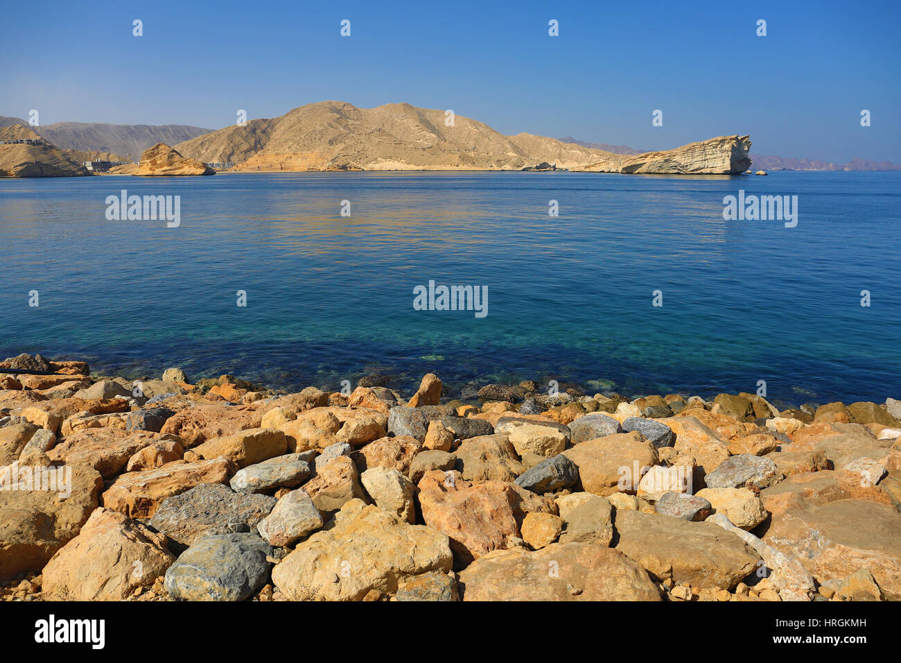 Al Husn beach at the Shangri-La hotel, Barr Al Jissah Resort & Spa ...
