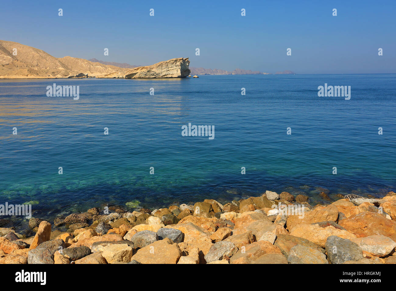 Al Husn beach at the Shangri-La hotel, Barr Al Jissah Resort & Spa ...