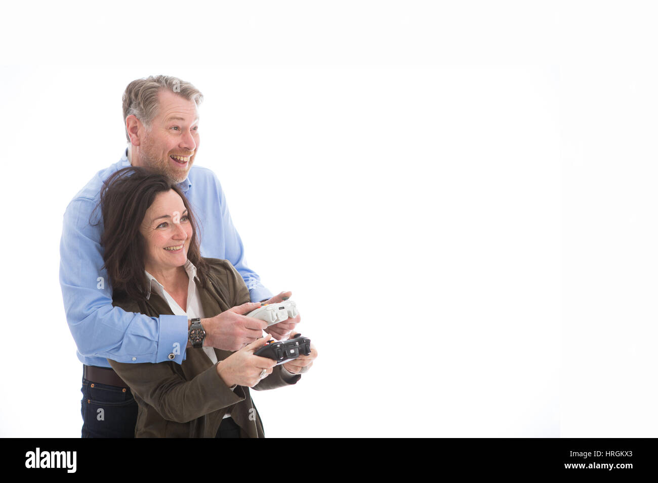 Couple gaming hi-res stock photography and images - Alamy