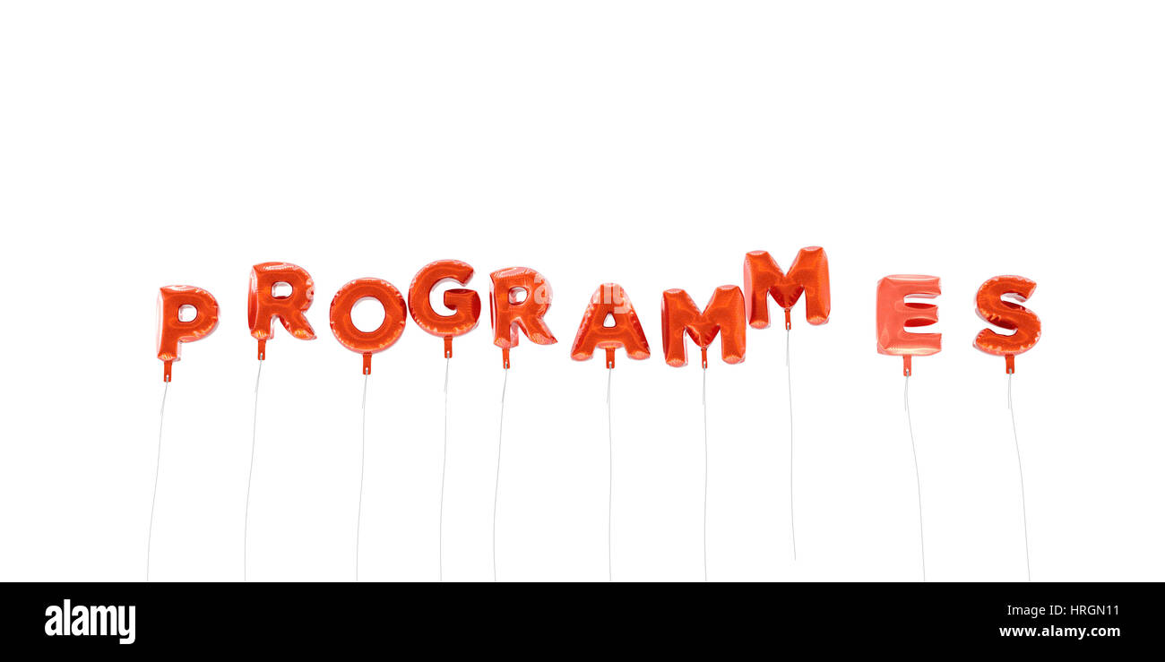 Programmes 3d Cut Out Stock Images & Pictures - Alamy