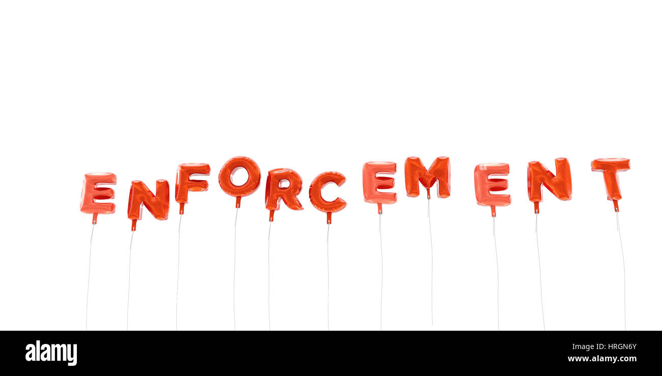 Enforcement of a sentence Cut Out Stock Images & Pictures - Alamy