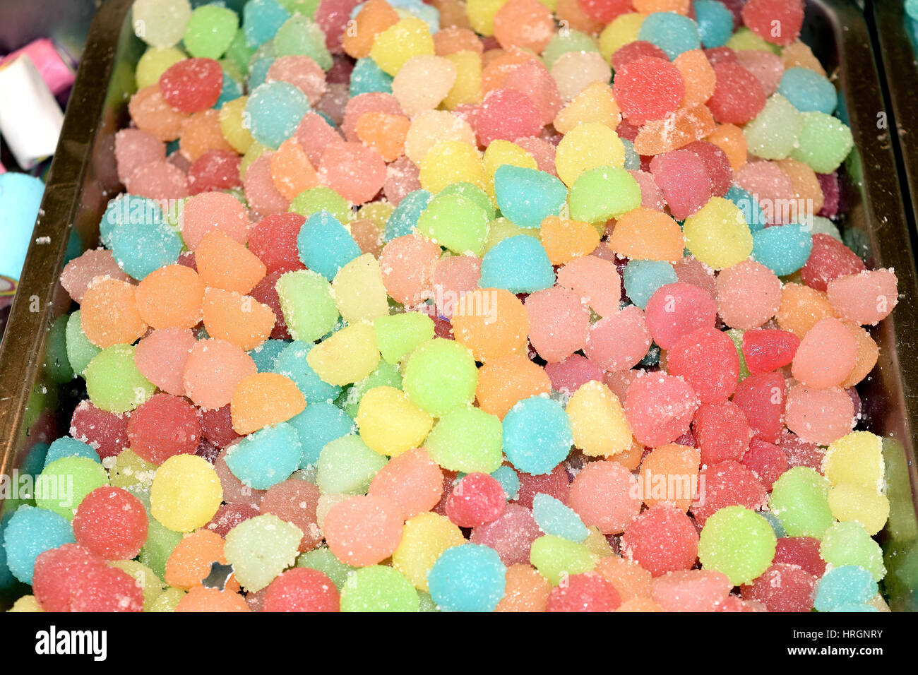 Stand with varied assortment of colorful candy Stock Photo - Alamy