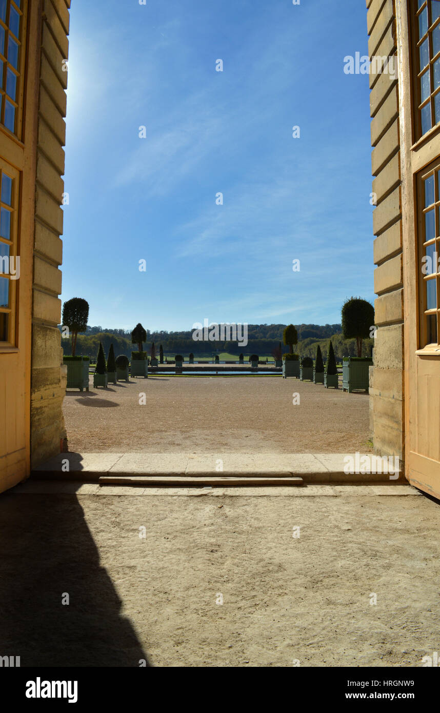 Large doors at Versailles Stock Photo - Alamy
