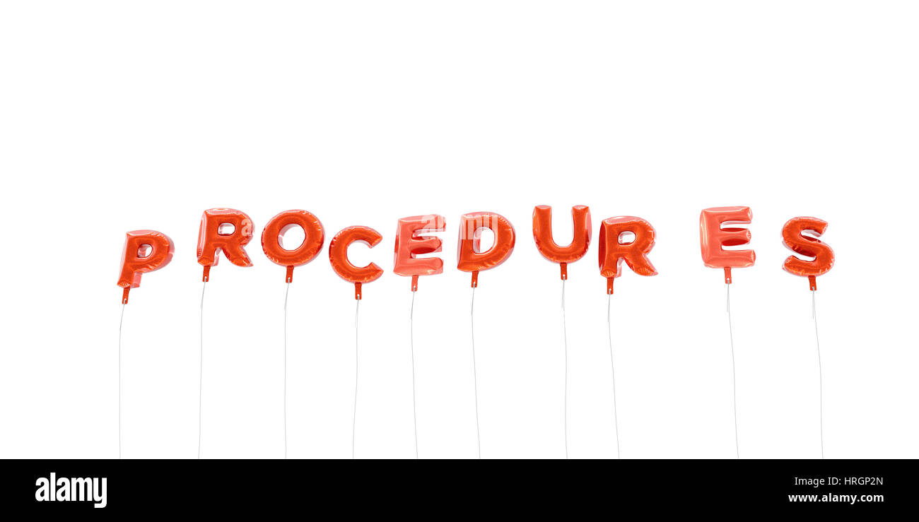 Procedures wording Cut Out Stock Images & Pictures - Alamy