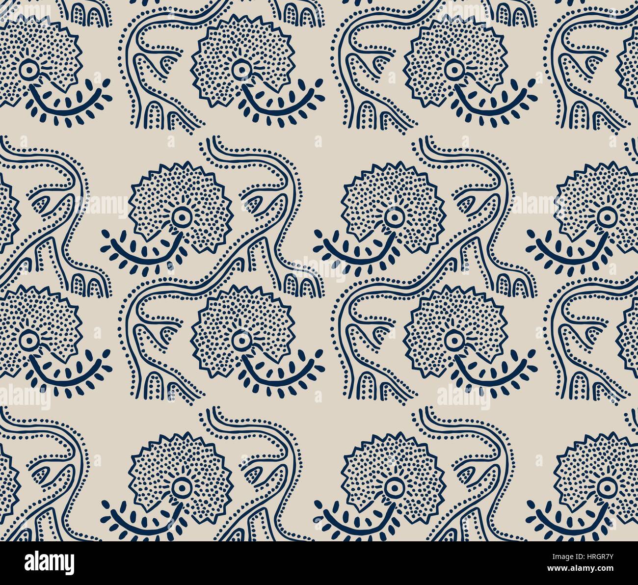 Block print pattern hi-res stock photography and images - Alamy