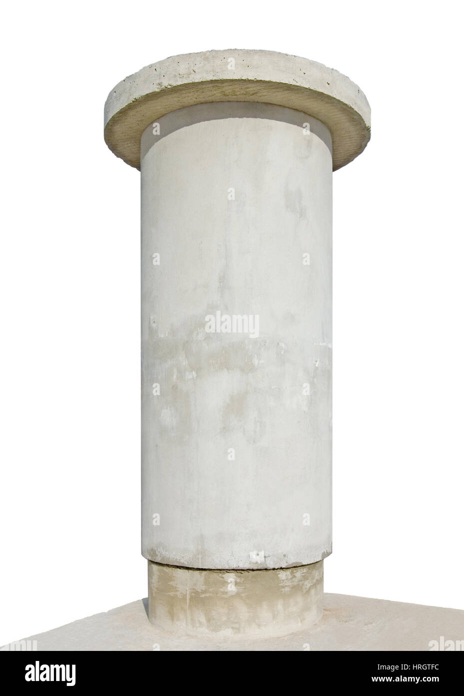 Litfass advertising pillar Morris column, weathered aged grunge light ...